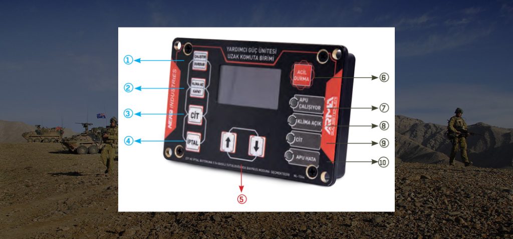 A-20F Remote Command Control Unit - Arma Military Generators